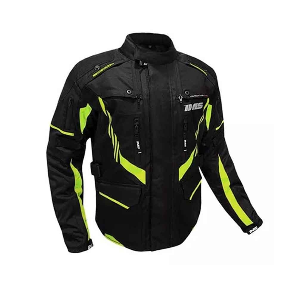 Jaqueta IMS Parka Extreme - Preto/Fluor - RC1 Motos